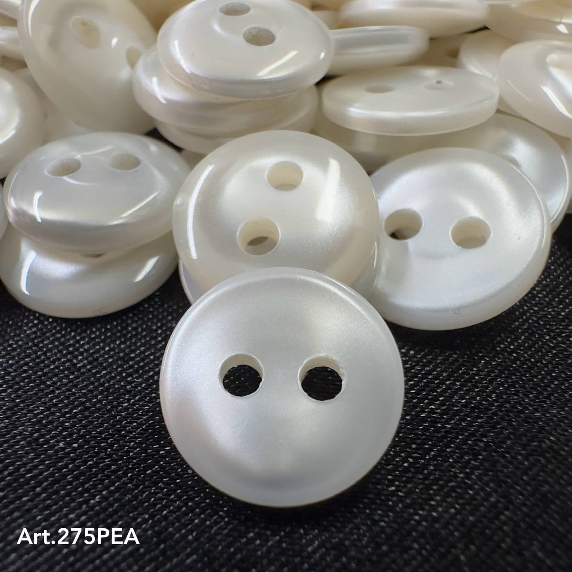Art. 275PEA Premium Pearlized Buttons for Clothing | Buttonology Inc.